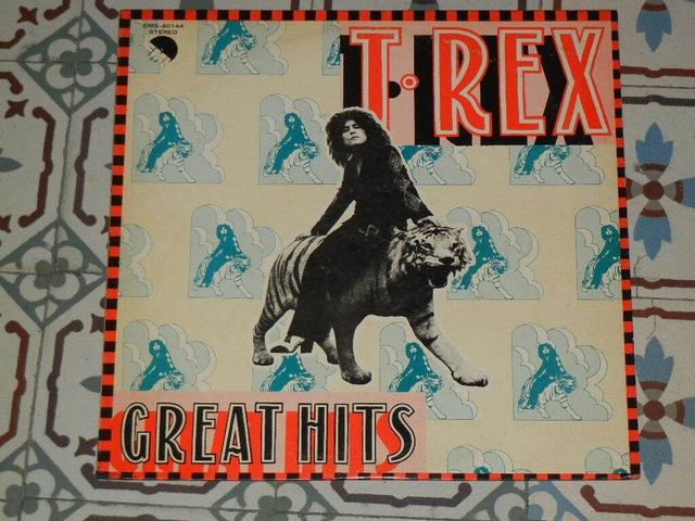 T-REX - GREAT Hits LP JAPAN 1979 GLAM EMI + LYRICS SHEET MARC BOLAN £16 ...