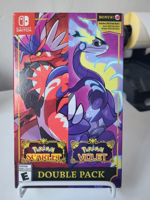 POKEMON SCARLET & Pokemon Violet Double Pack for Nintendo Switch NEW ...