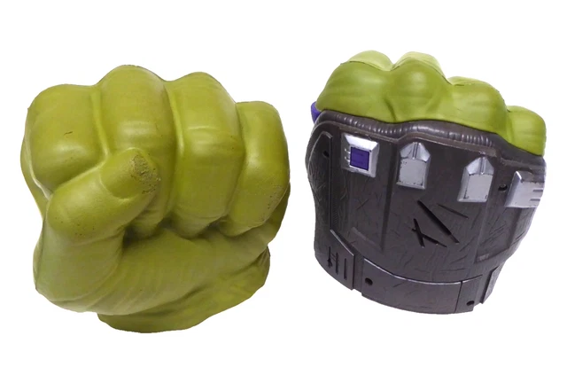 MARVEL ELECTRONIC HULK Hands With Sounds - Smash FX Fists Thor Ragnarok ...