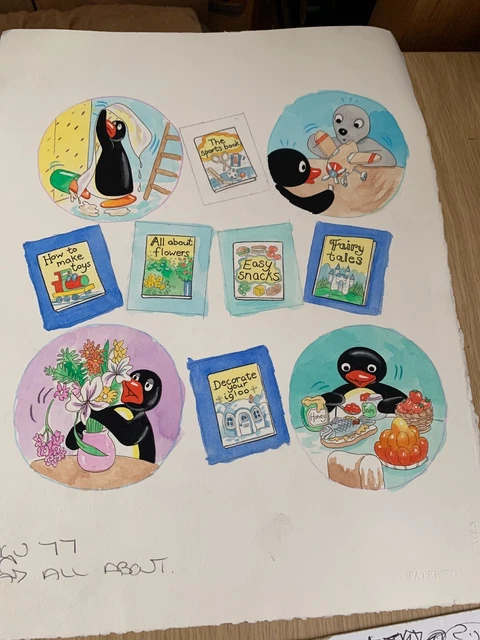 PINGU MAGAZINE - Original Artwork - Iss 77 Read all about it £99.99 ...