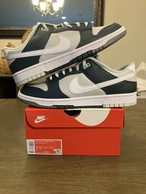 NIKE DUNK LOW Retro Prm Se Split Fb8896-300 Taille 11,5 Ds Vendeur ...