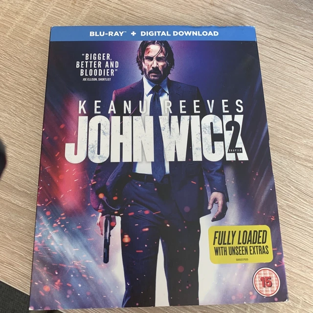 JOHN WICK CHAPTER 2 Keanu Reeves Uk Blu Ray EUR 4,67 - PicClick IT