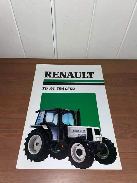 BROCHURE PROSPEKT PROSPECTUS TRACTEUR RENAULT 70-34 TRACFOR-traktor ...