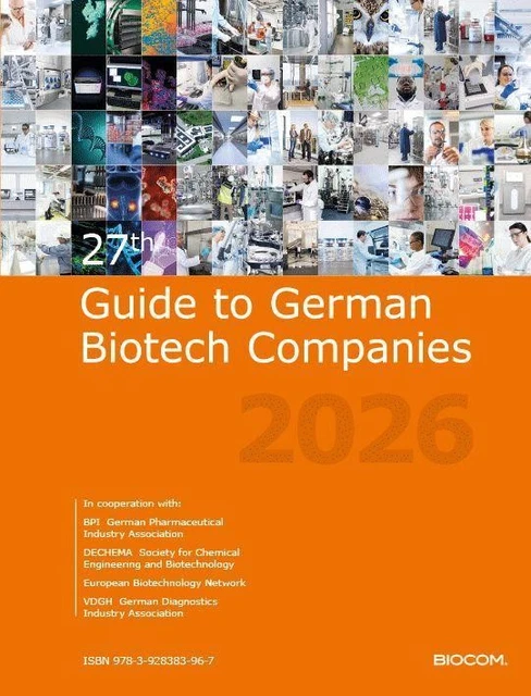 27TH GUIDE TO German Biotech Companies 2026, EUR 16,80 - PicClick DE