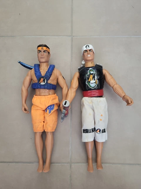 LOT 2 HASBRO Action Man (Super Samurai 1995, Super Ninja 1998) EUR 12 ...