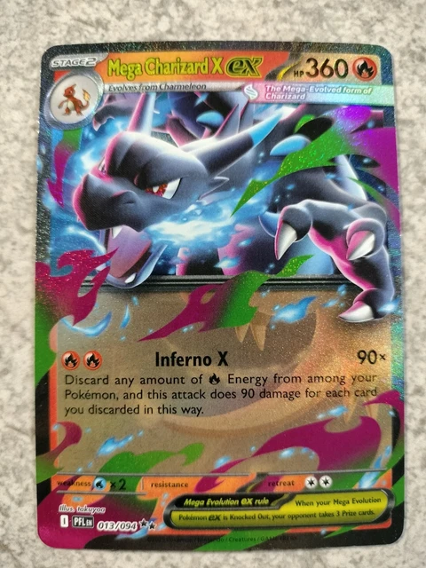 POKEMON PHANTASMAL FLAMES Mega Charizard X Ex Double Rare 013/094 $1.37 ...