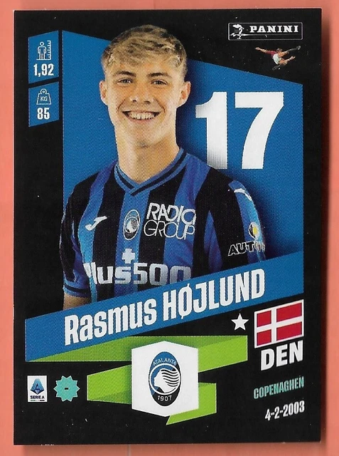 PANINI CALCIATORI 2022 2023 N.28 Rasmus Højlund Atalanta EUR 8,99 - PicClick IT