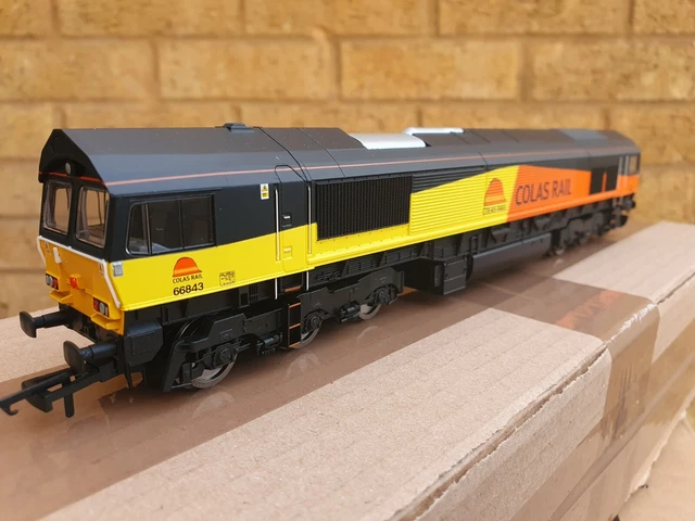 HORNBY CLASS 66843 Colas Rail Livery £26.00 - PicClick UK