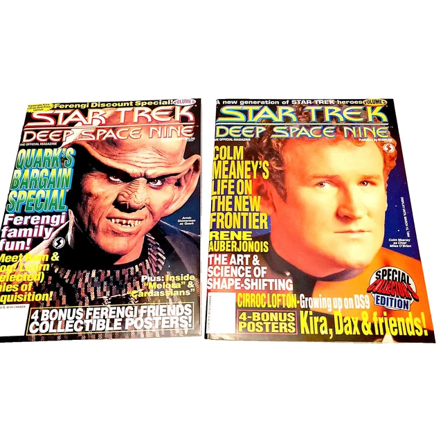STAR TREK DEEP Space Nine Magazine 1994 Lot - VF/NM - Issues 5 & 6 ...