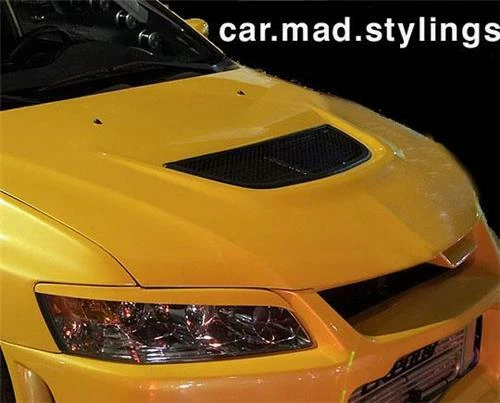 UNIVERSAL EVO 8 Style Bonnet Vent/Scoop/Air Intake/Rally/Track/Hood ...