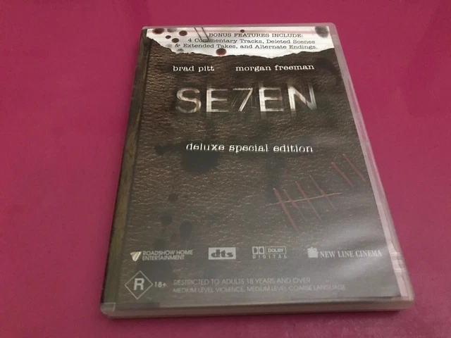 SE7EN DELUXE SPECIAL Edition Seven Brad Pitt Morgan Freeman DVD £8.11 ...