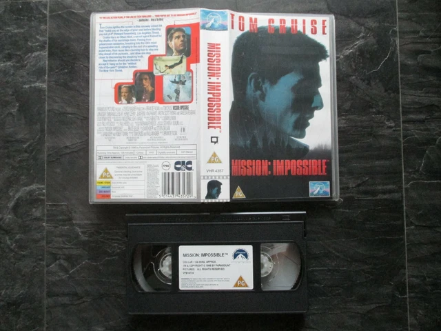 MISSION IMPOSSIBLE VHS Paramount Cic Vhs Video Not Big Box Vhs Ex ...