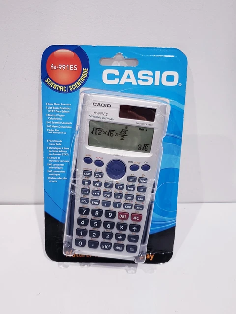 CASIO SCIENTIFIC CALCULATOR FX-991ES Natural Textbook Display - New $24 ...