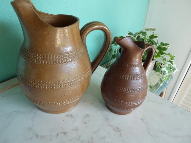 POTERIE - ANCIEN pichet, cruche, en grès du Berry EUR 9,00 - PicClick FR