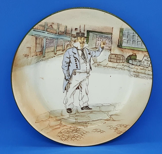 ROYAL DOULTON VINTAGE Art Deco antique Captain Cuttle Dickens Ware ...