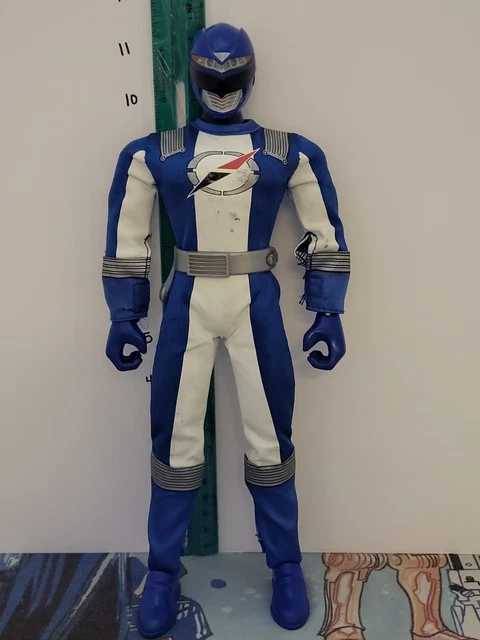 FIGURINE TALKING POWER Rangers Operation Overdrive Blue Ranger 12 ...