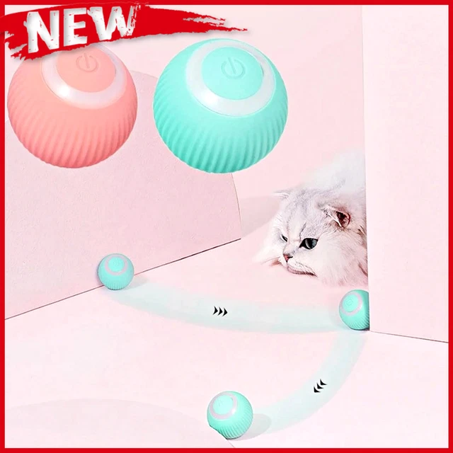 CAT SELF-MOVING BALL Interactive Automatic Rolling Smart Motion Kitten ...