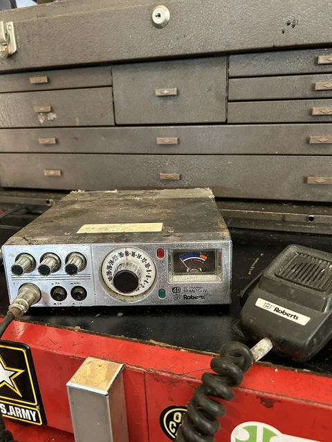 ROBERTS 40 CHANNEL Transceiver CB Radio $2.00 - PicClick