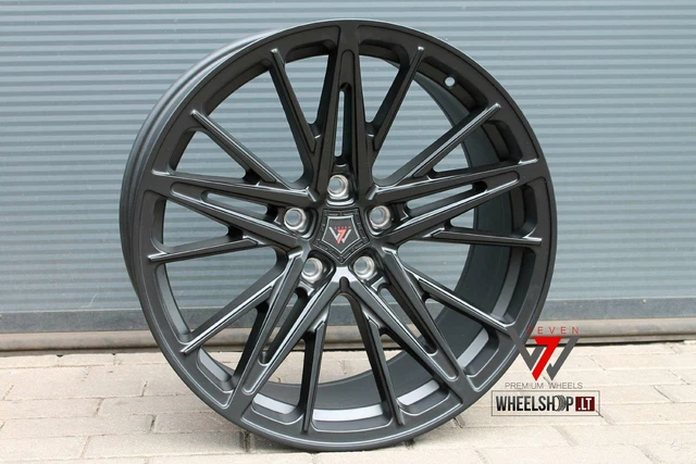NEW R19 5X114,3 4x19 inch alloy rims 7Wheels SW767 Satin Black 8.5J+9 ...