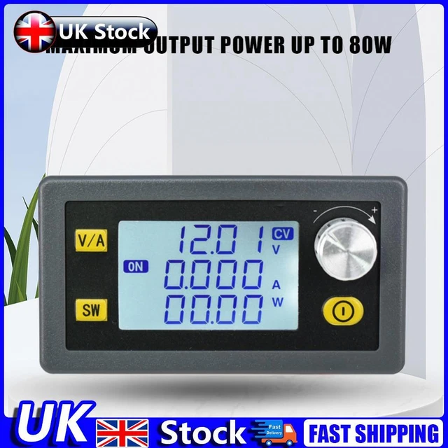 6-36V DC BUCK Boost Converter LCD Display Adjustable Voltage Current ...