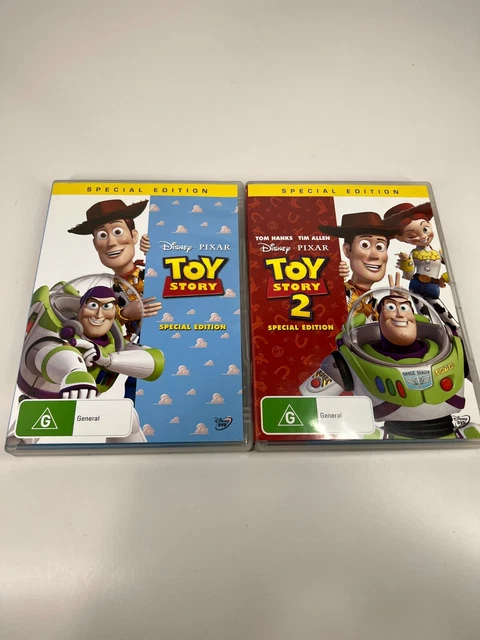 TOY STORY 1 and 2 Special Edition bundle special features Region 4 $14. ...
