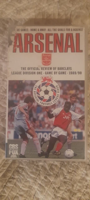ARSENAL FOOTBALL CLUB 1989-1990 Season Review VHS £5.99 - PicClick UK