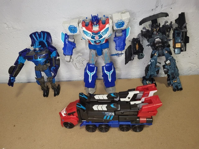 FIGURINES BUGATTI TRANSFORMERS Power Surge Optimus Prime Ironhide Drift ...