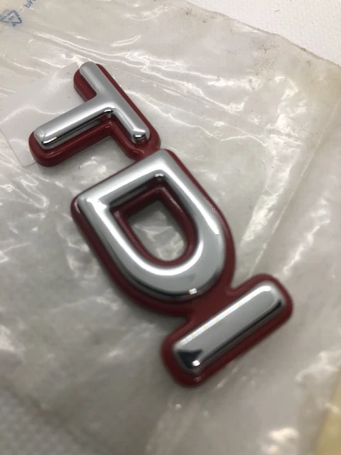 LOGO BADGE FORD TDI Rouge Arriere Galaxy Mk1 1995-2006 1.9 Original ...