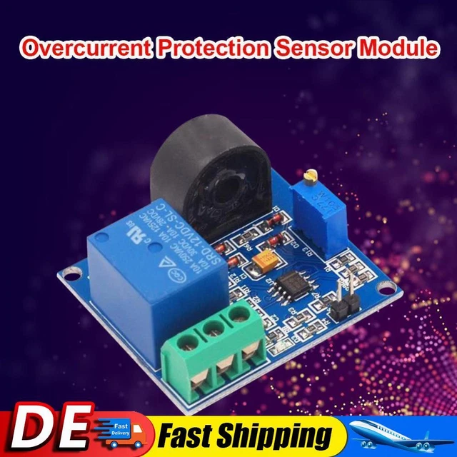 12v Current Detection Sensor Module 5a Relay Overcurrent Circuit Breaker De £424 Picclick Uk
