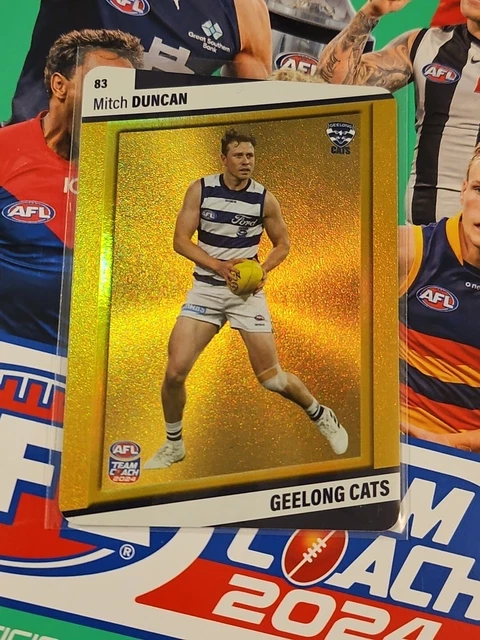 2024 TEAMCOACH GOLD CARD - MITCH DUNCAN, GEELONG Cats $5.00 - PicClick AU