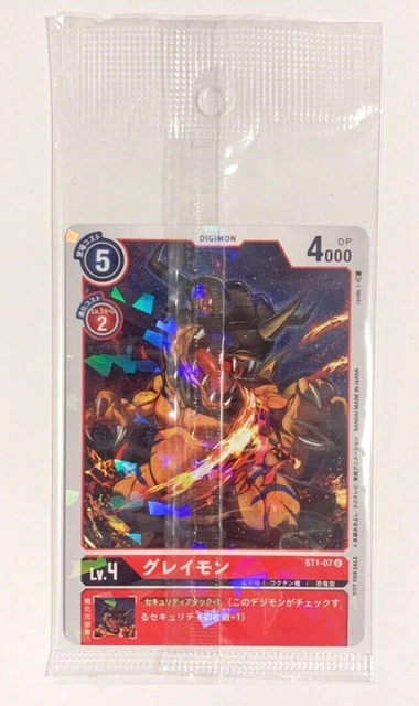 CARTE DIGIMON GREYMON ST1-07 U japonaise TCG NEUVE EUR 87,98 - PicClick FR
