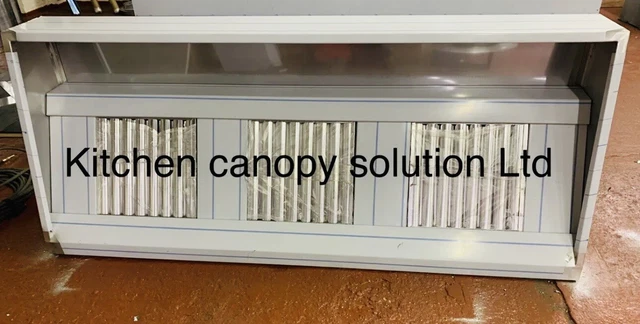 COMMERCIAL KITCHEN CANOPY/\HOOD 8ft+ Interlock Extraction Kit £1,499.00 ...