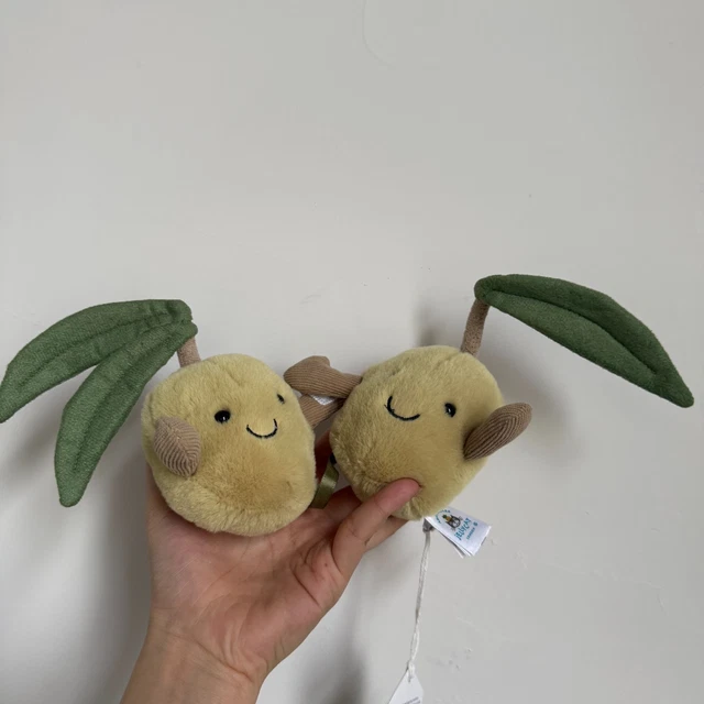 A PAIR 14CM Amuseable Olives - Jellycat Rare Retired Edition Brand New ...