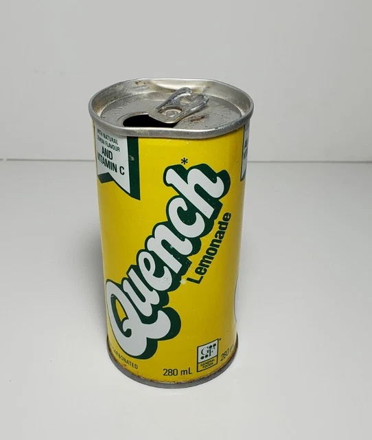 QUENCH LEMONADE CAN 280ml Canada Vintage $29.00 - PicClick CA