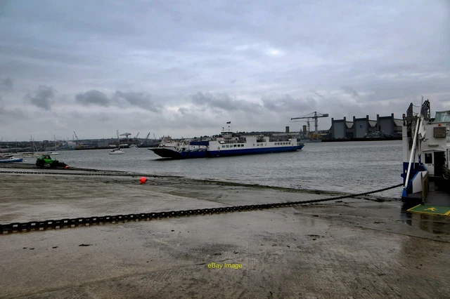 PHOTO 12X8 THE Torpoint ferries Chain operated ferries also known as ...