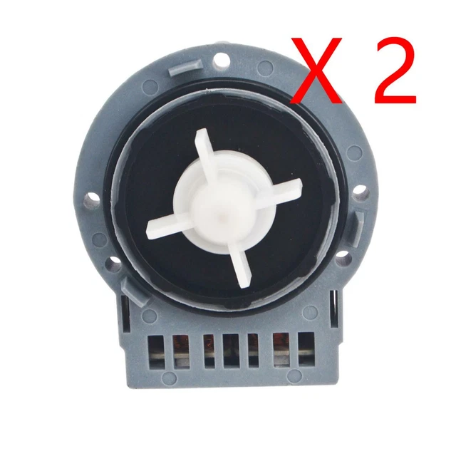 2X WATER DRAIN Pump For LG Direct Drive 8.5kg Top Loader Washing ...