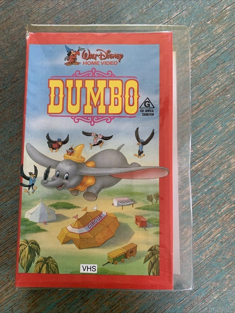 WALT DISNEY HOME Video DUMBO Rare PAL Clamshell Case VHS 1984 Made In ...