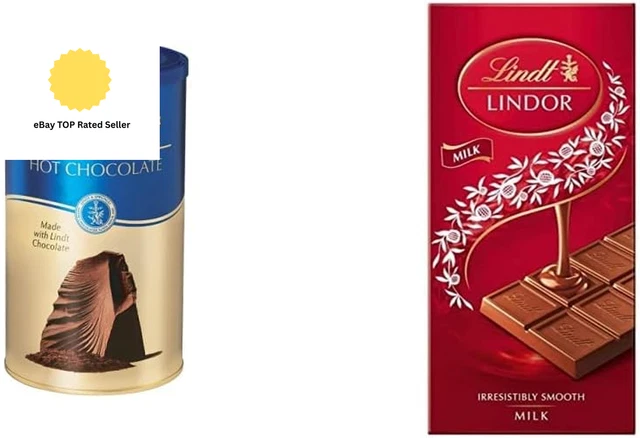 HOT CHOCOLATE, 300G & Lindor Milk Bar, 100G £13.19 - PicClick UK