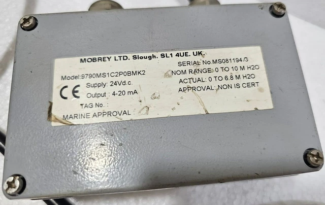 MOBREY 9790MS1C2P0BMK2 SLOUGH Sl1 4Ue Hydrostatic Level Transmitter £ ...