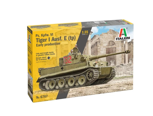 ITALERI 6767 PZ. Kpfw. VI Tiger I Ausf. E (tp) Early Production, scala ...