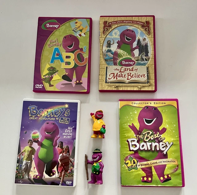 BARNEY DVDS!! A Huge Lot of 4 plus 2 Barney Figures $13.94 - PicClick CA