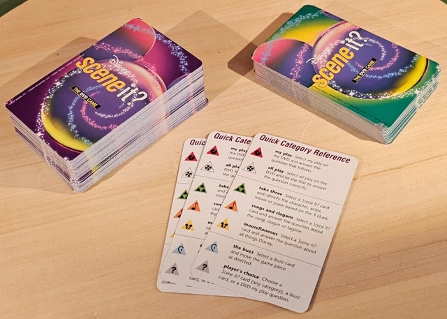 DISNEY TRIVIA CARDS 2004 Disneys Scene It Board Game Replacement 162 ...