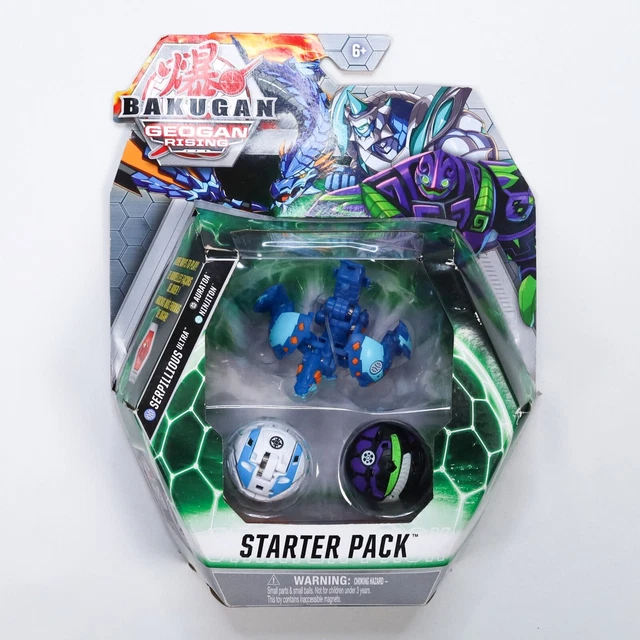 BAKUGAN GEOGAN RISING Serpillious Ultra + Auratoa + Ninjiton Starter ...