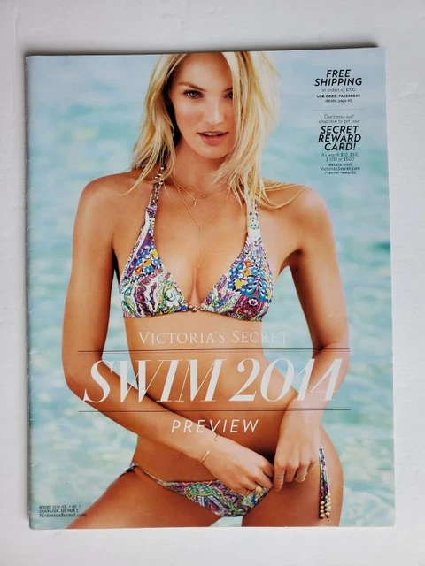 2014 Swim Preview Resort Victorias Secret Catalog Candice Swanepoel No