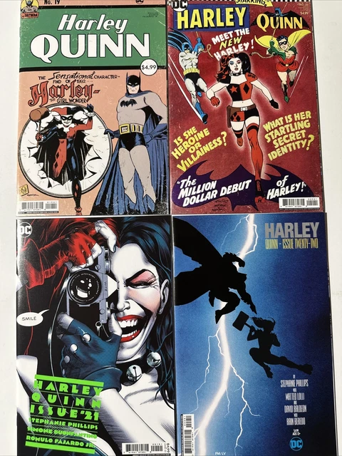 SET COVER VARIANTE Batman Homage Harley Quinn #19,20,21,22 quasi nuova ...