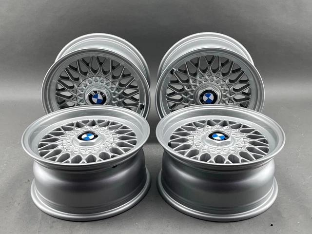 4X ORIGINAL BBS BMW E32 E34 E28 E12 Felgen 7x15 5x120 ET20 wheels rims ...