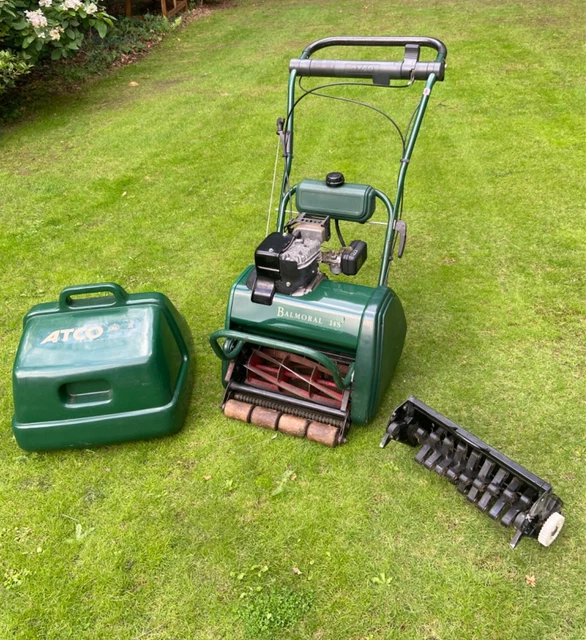 ATCO BALMORAL 14S and scarifier. Recently serviced. £280.00 - PicClick UK