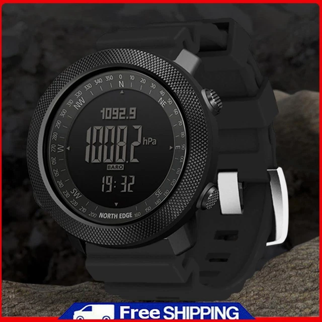 DIGITAL FITNESS TRACKER Watch Compass 220mAh Steps Tracker for Climbing ...