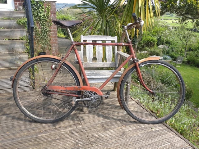 RALEIGH ALL STEEL 3-speed touring Bicycle, Chain Case, Bell, Dynamo ...