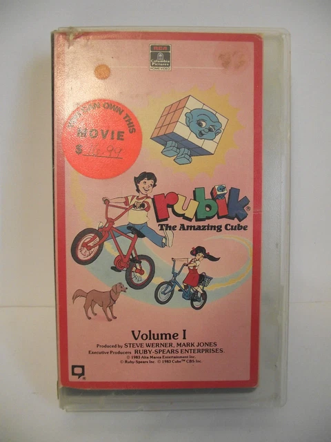 RUBIK THE AMAZING Cube Vol. 1 Animated Series VHS 1985 $90.00 - PicClick CA